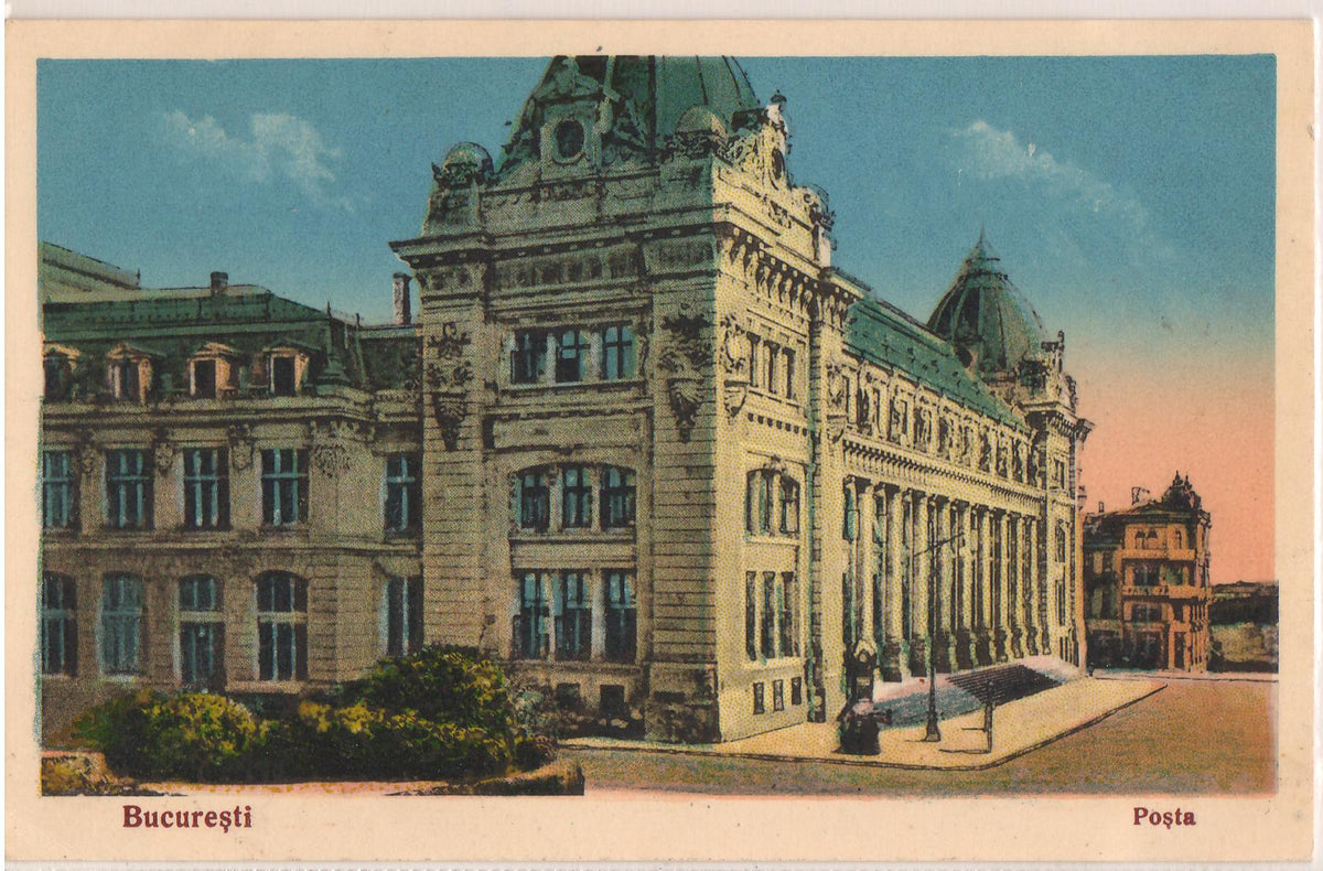 Timbre Romania 1928 Carte postala Bucuresti Posta la 45.00 lei RON in ...