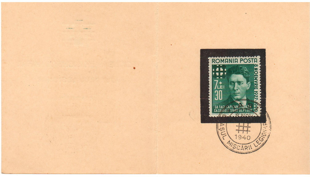 Timbre Romania 1940 Carnet Codreanu stampila IASI RAR! la 350.00 lei ...