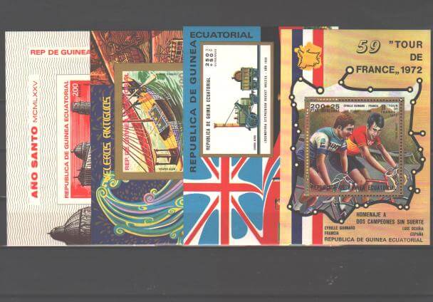 Timbre Colite Guinea Ecuatorial (TIP A) la 11.00 lei RON in Stamps Mall