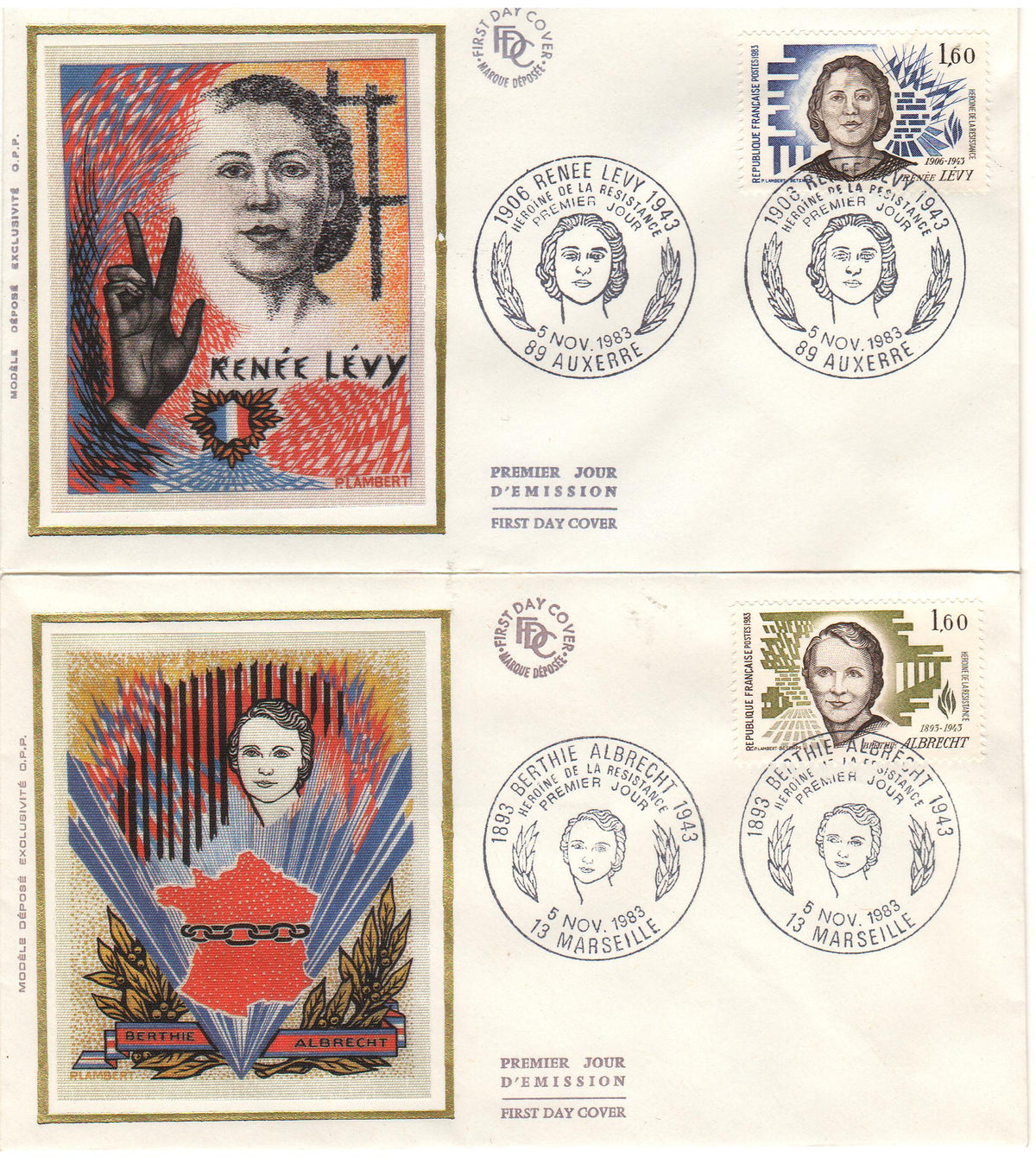 Timbre France 1983 Resistance Heroines (TIP A) la 5.00 lei RON in ...