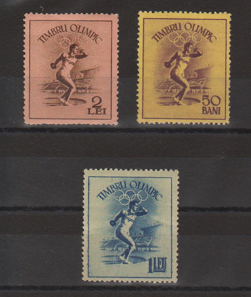 Timbre Romania Timbru olimpic (TIP A) la 10.00 lei RON in Stamps Mall